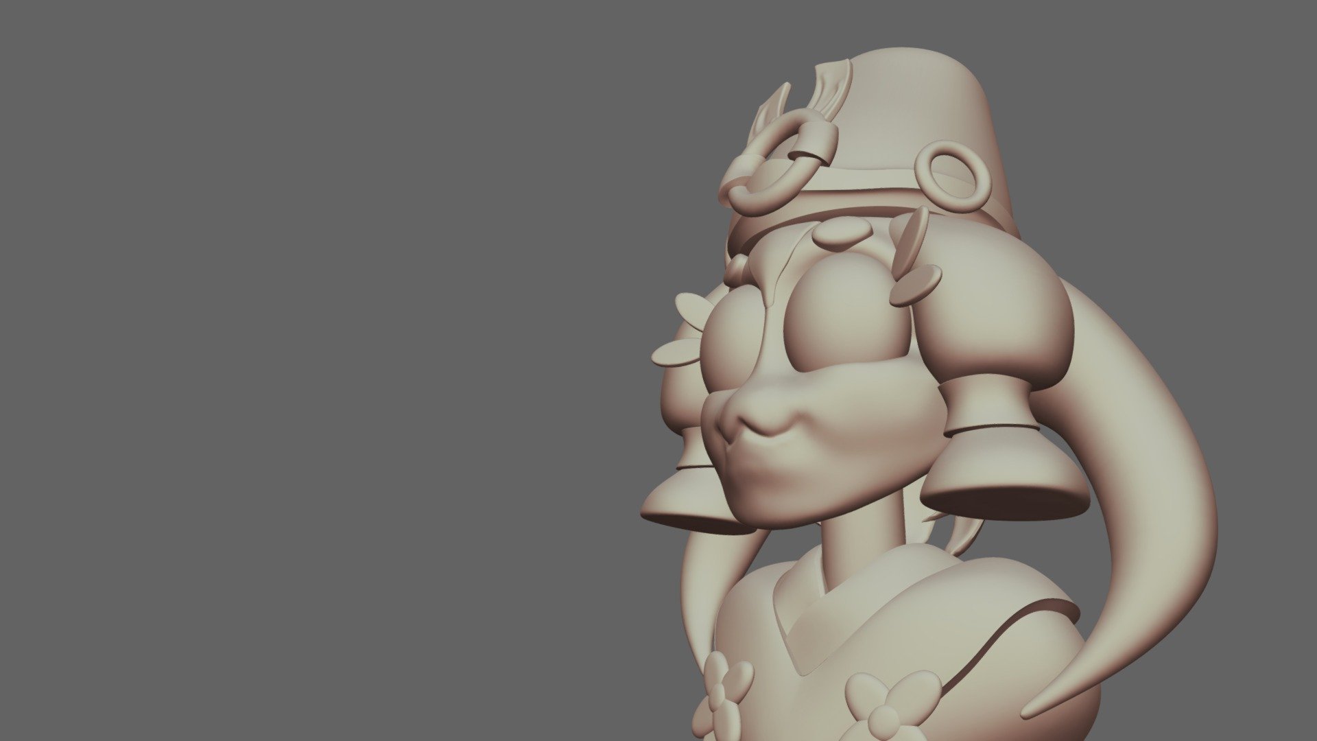 Shiro from Onmyoji - 3D model by Alan Arturo (@AlanArturo) [673e66d ...