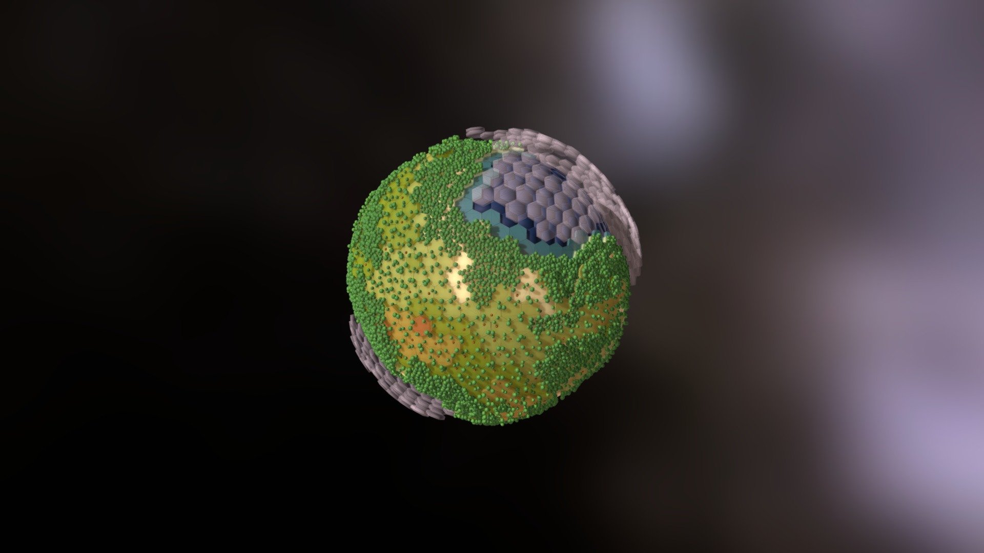 The Hex World - 3D model by jobdvogel [673ff04] - Sketchfab