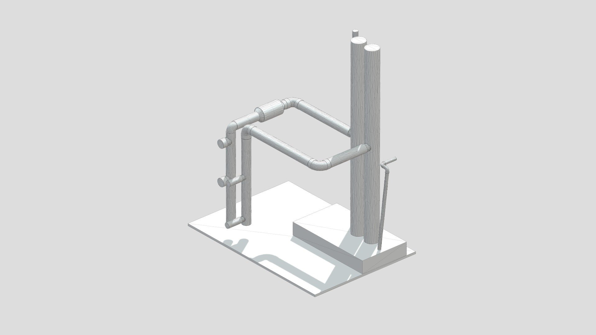 Pipes - 3D Model - 3D model by alvarogallego [6740524] - Sketchfab