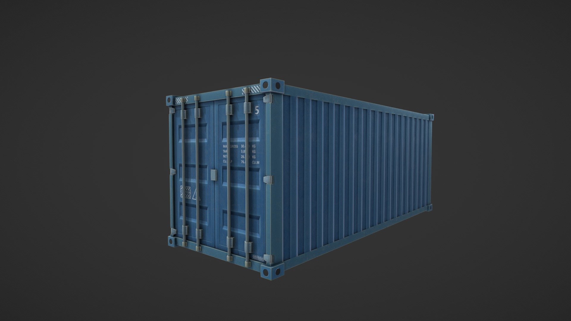 [GameAssets] Shipping Container - 3D model by ardiansa_nando [67425bd ...