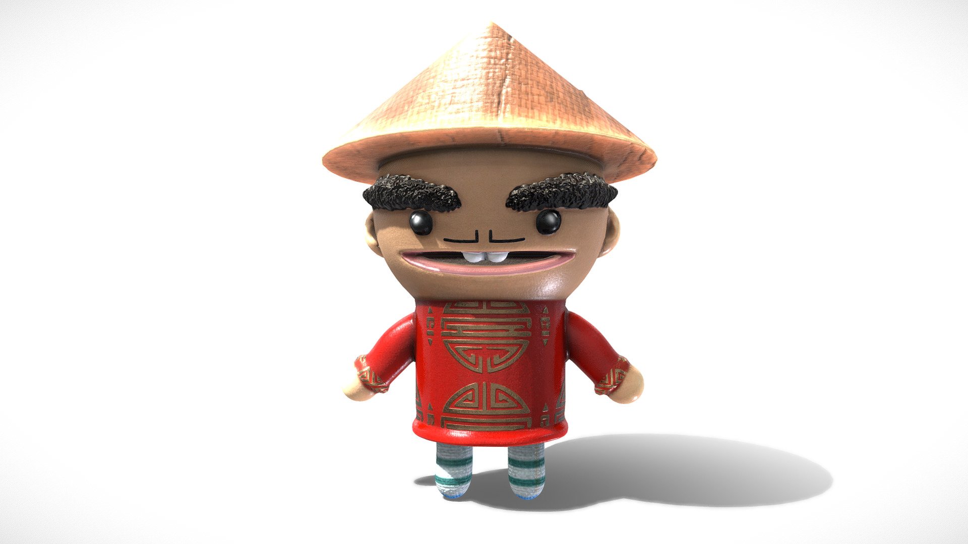Chinesse Toy Character - Buy Royalty Free 3D model by Lucid Dreams ...
