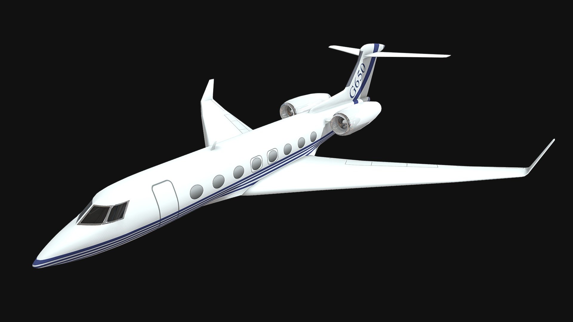 Gulfstream G650 - Buy Royalty Free 3D model by John Doe (@Johndoe3D ...