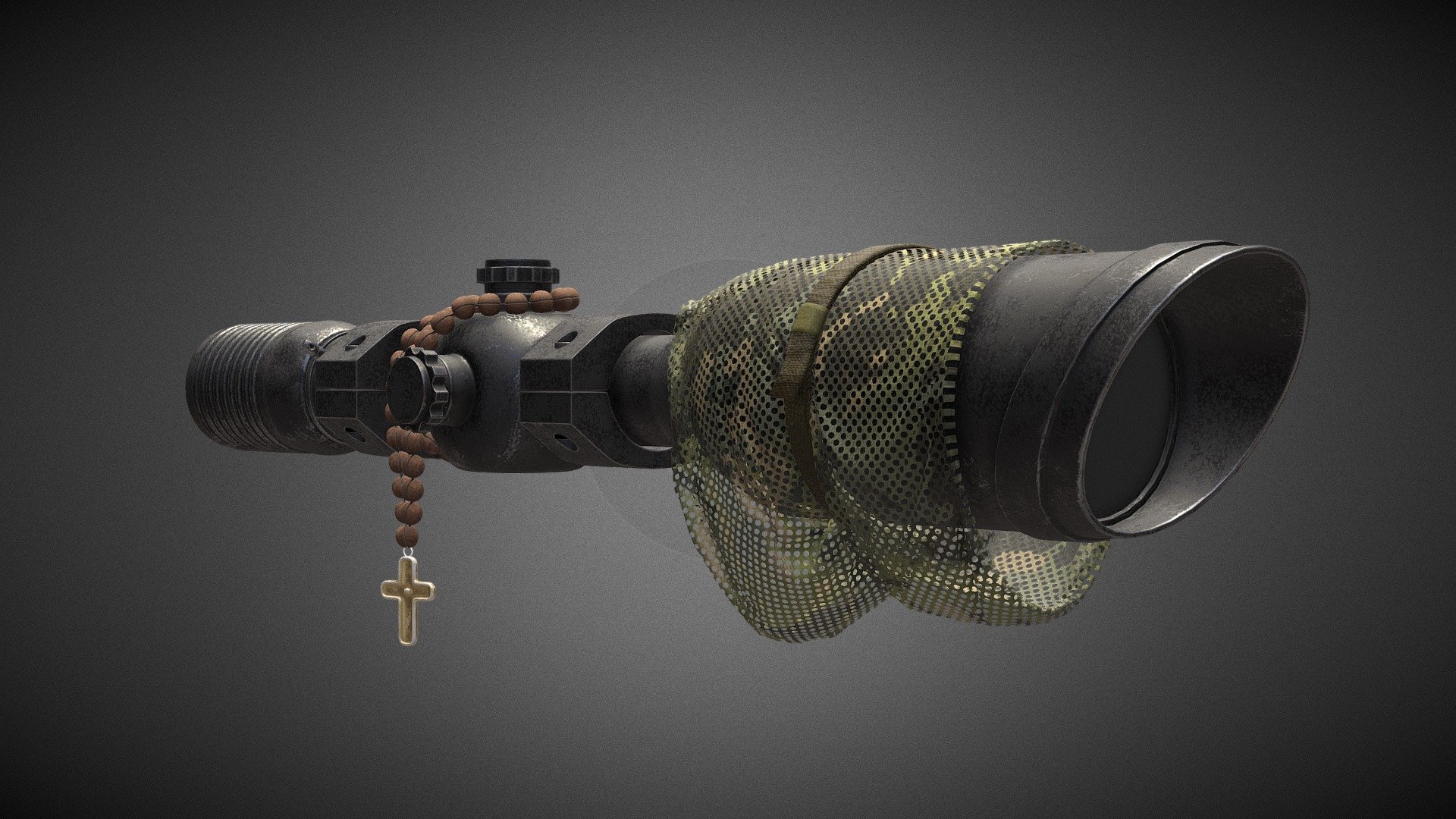 Sniper rifle scope - Download Free 3D model by Martin Masik (@masinka ...