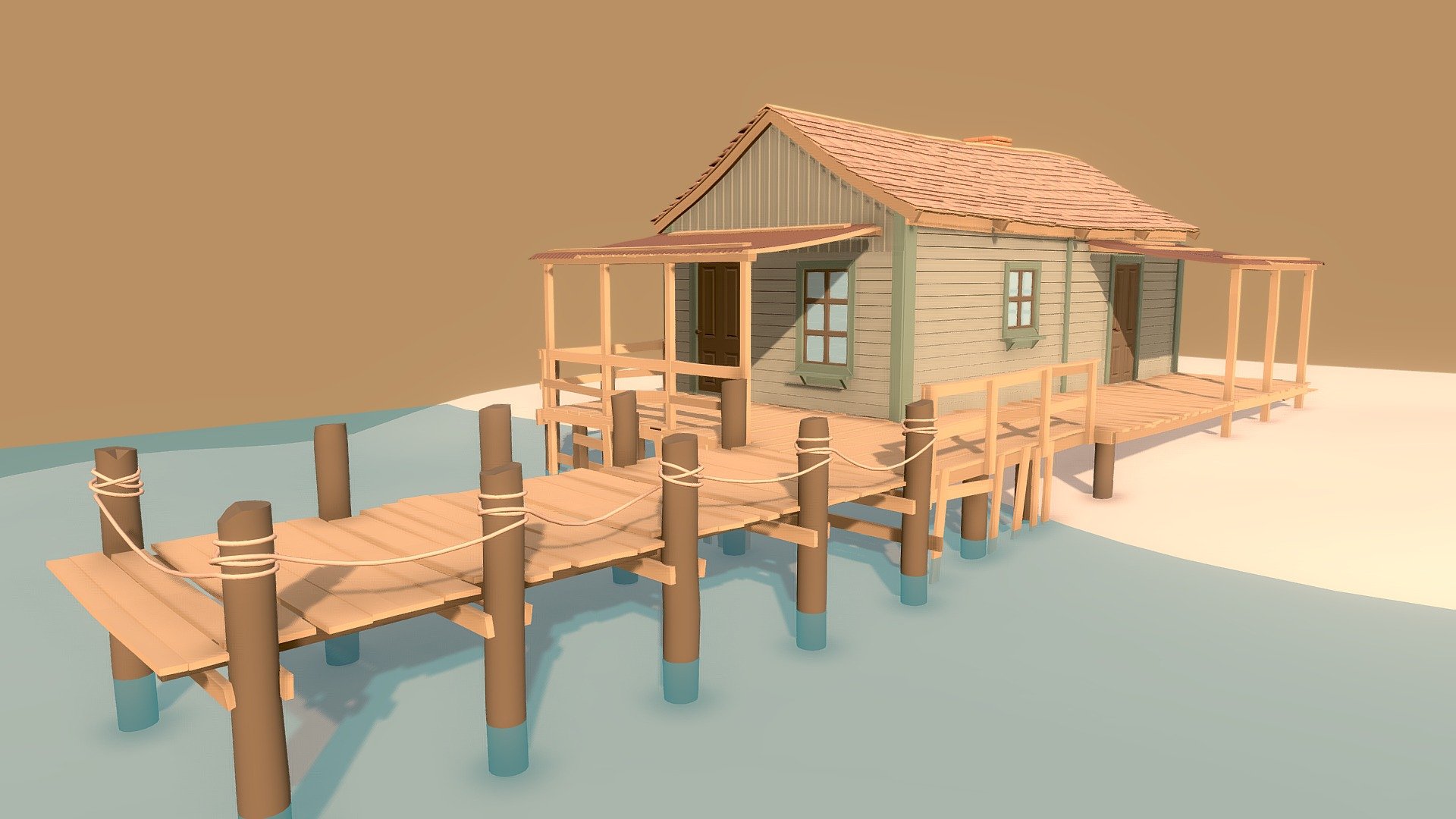 Fisherman's Shack | Detailed Draft - Download Free 3D model by akselmot ...