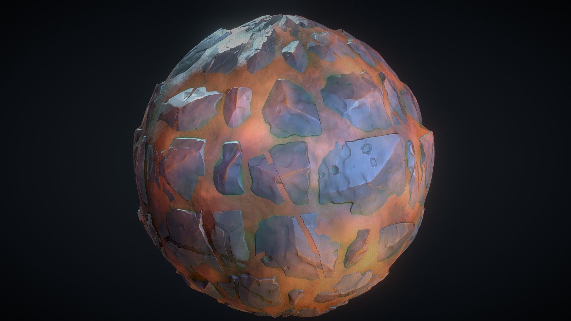 Stylized land material - Download Free 3D model by vismaysoni ...