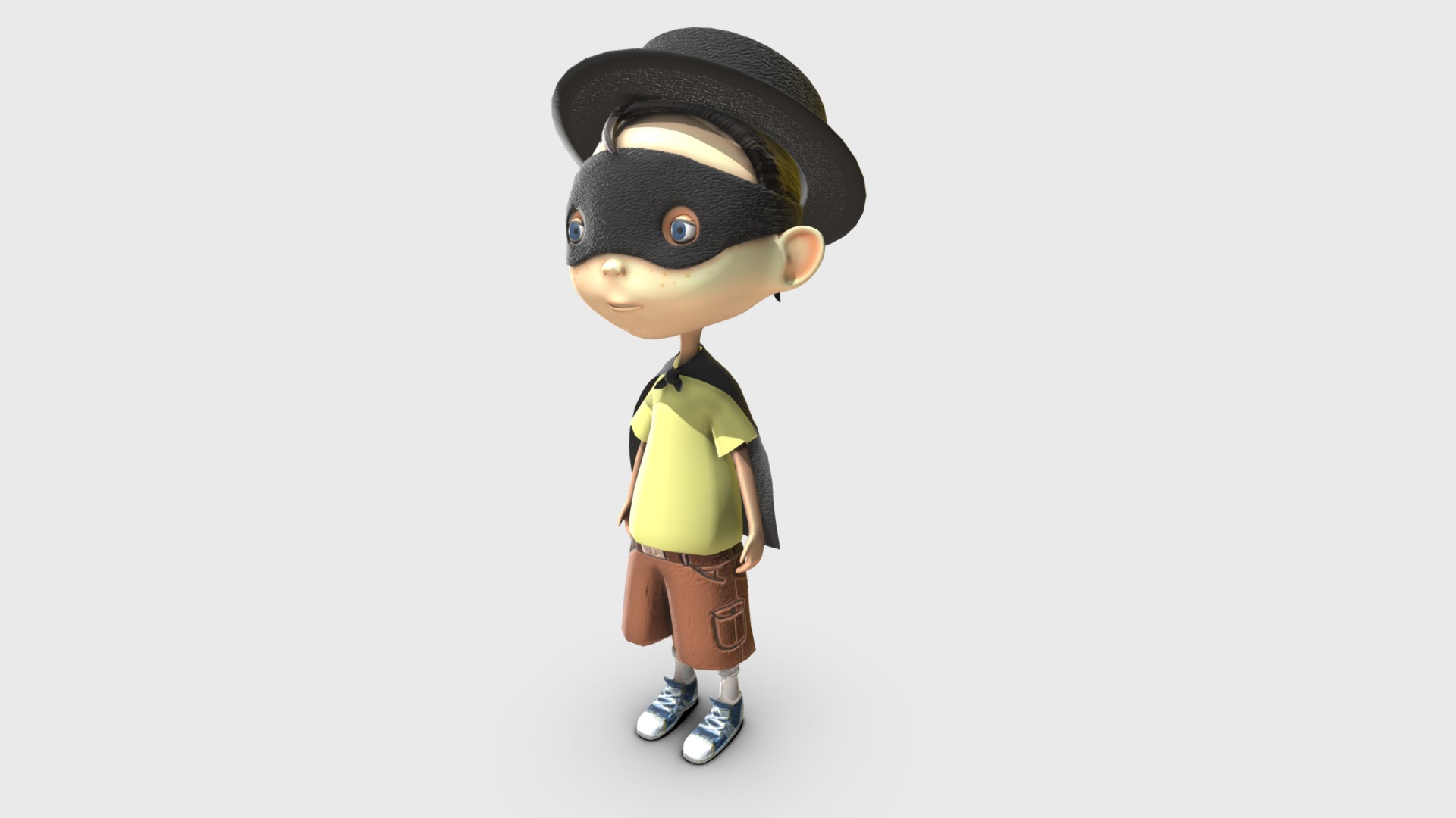 Zorro Kid - 3D model by Frank Rennau (@rennau) [6748390] - Sketchfab