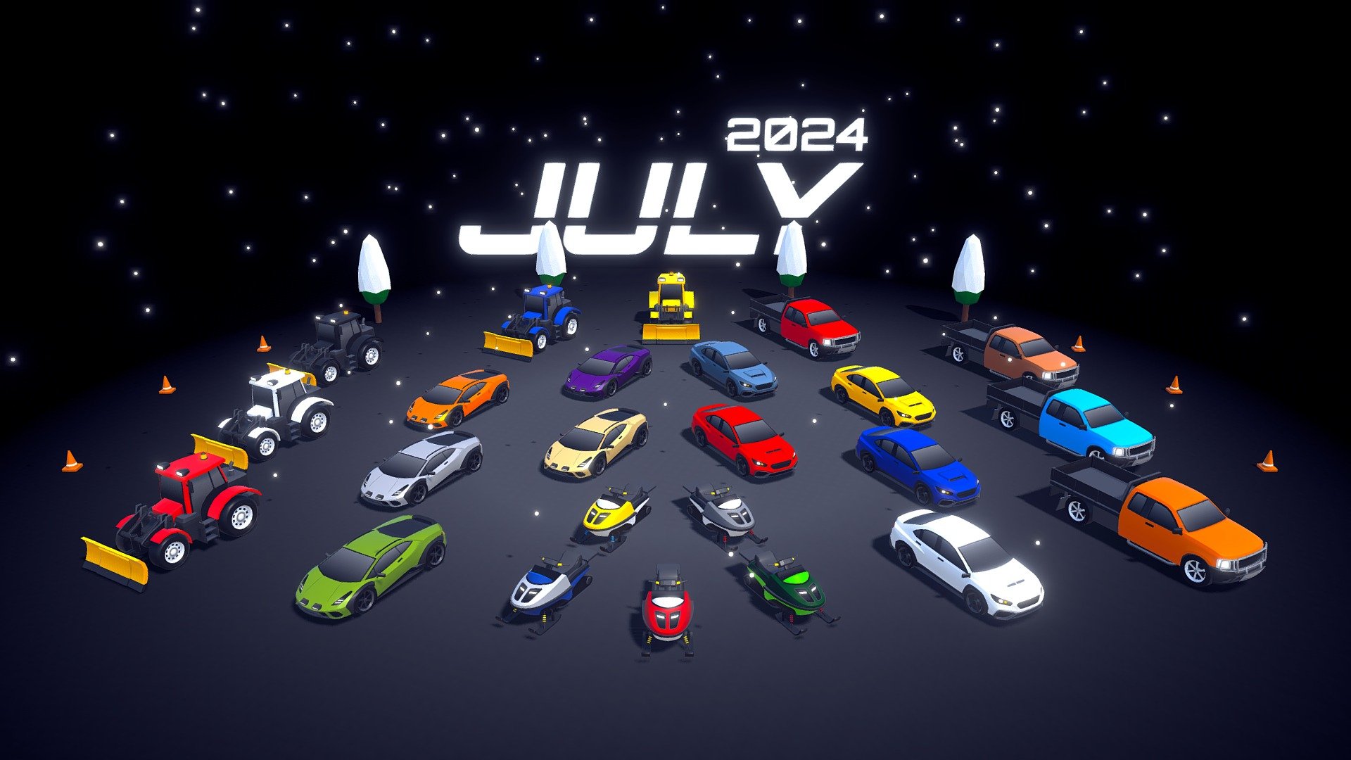 JULY 2024: Arcade Ultimate Pack - 3D model by Mena (@MenaStudios ...