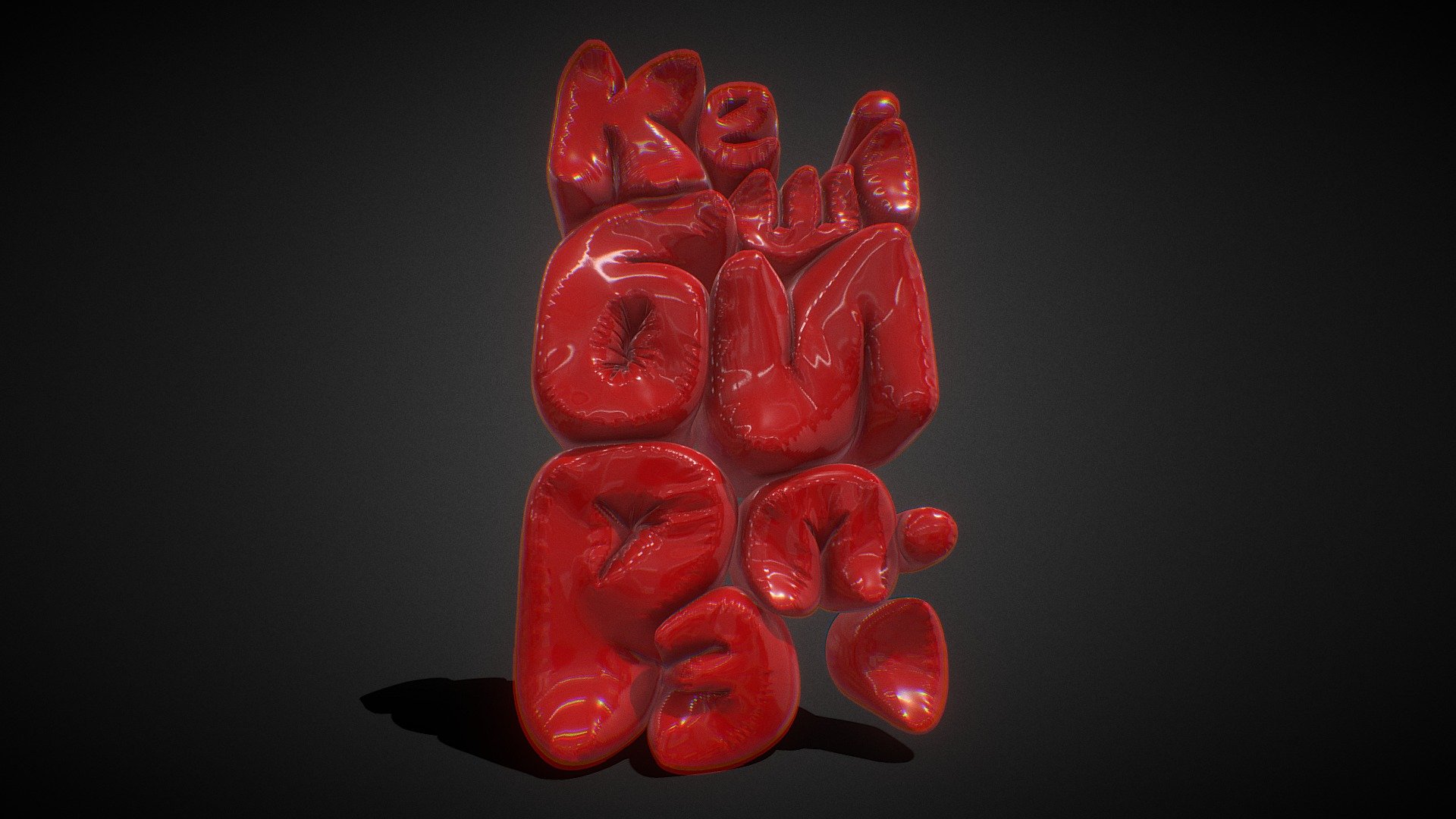 Bubble Style Lettering Research - 3D model by ShoegazeVision [674974b ...
