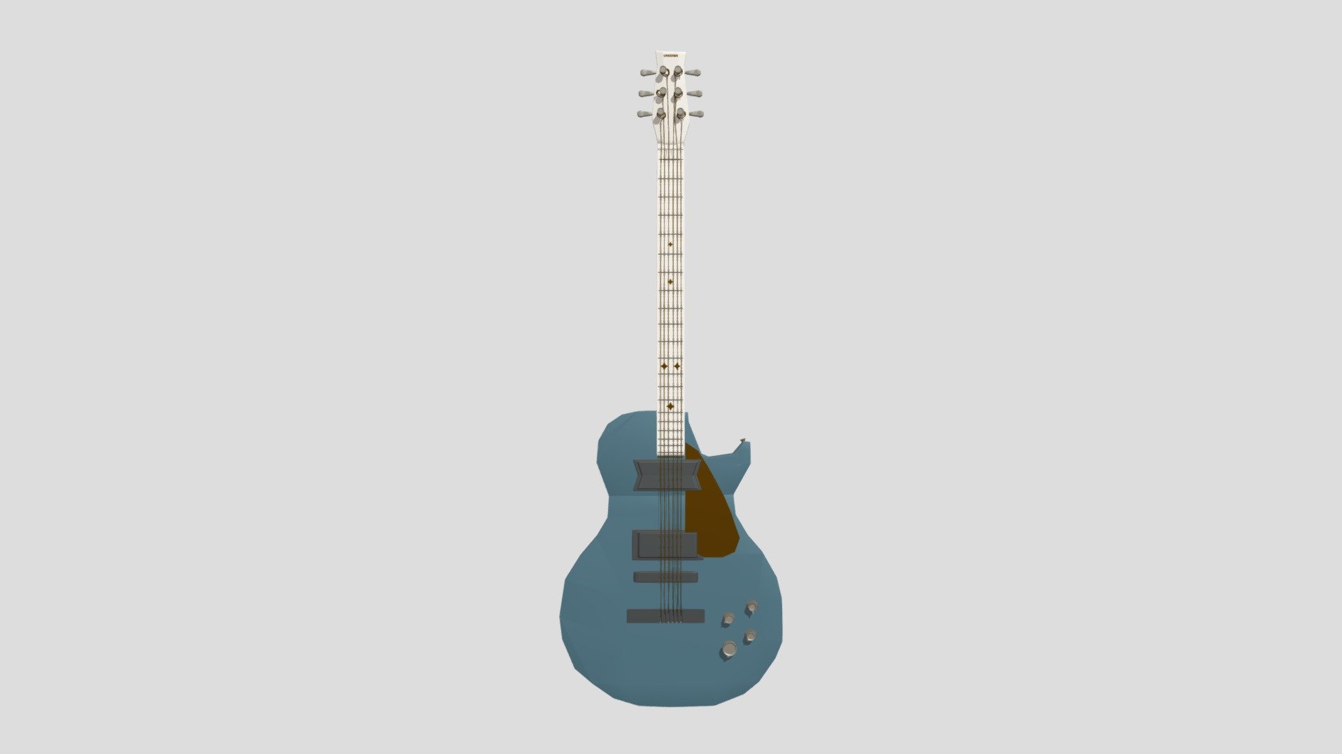 Blue Electric Guitar - Download Free 3D model by MK.Goodmodels [674a25f ...