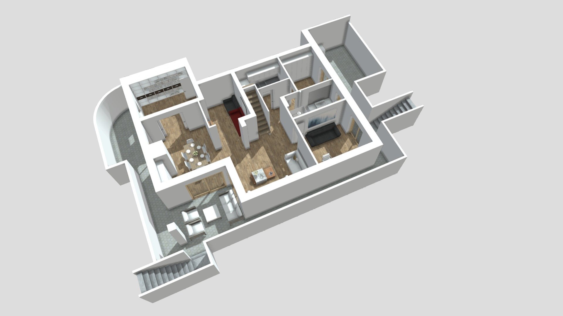913 - BASEMENT - 3D model by long_vn [674a515] - Sketchfab