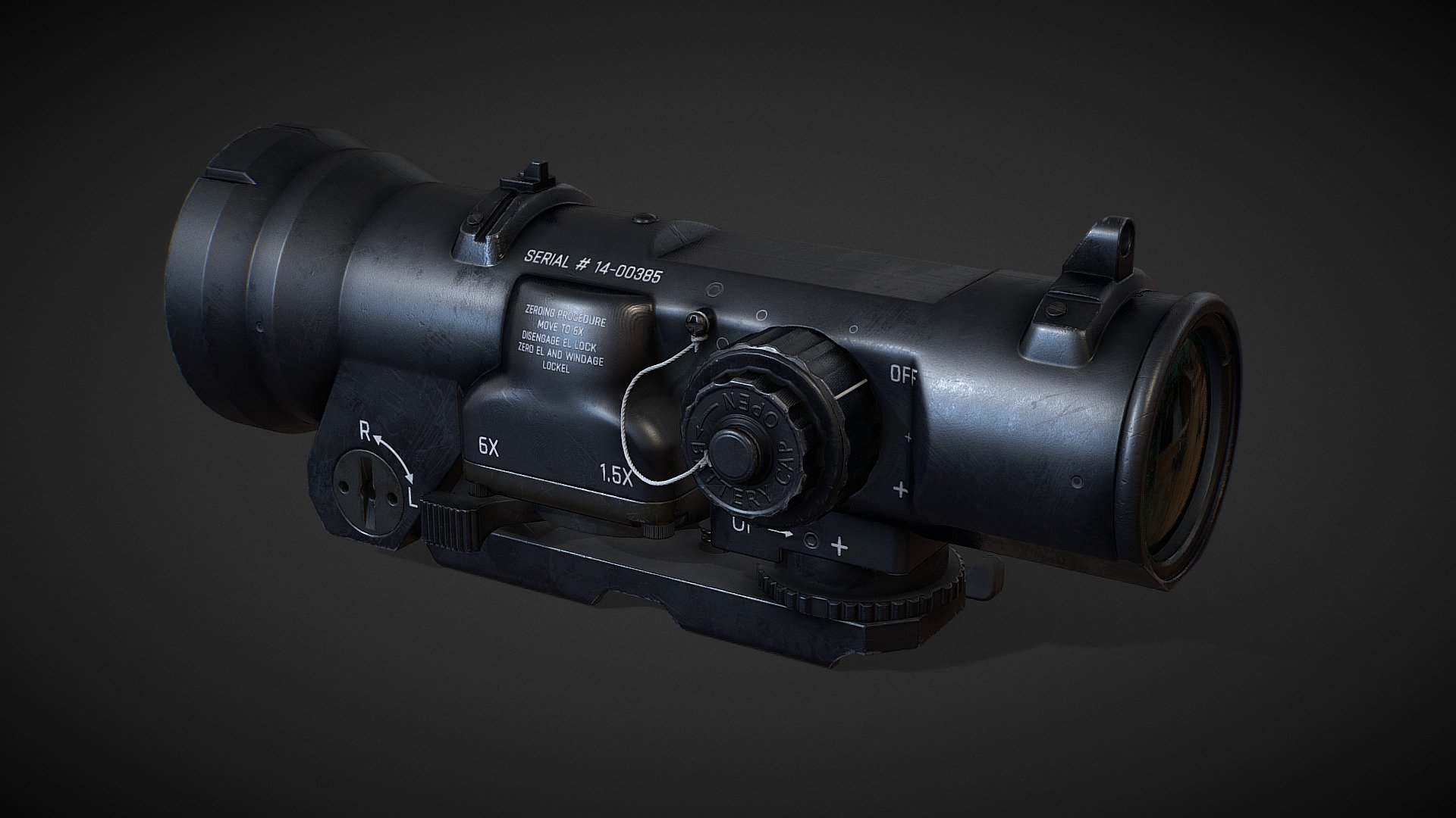 Elcan SpecterDR 6x - Buy Royalty Free 3D model by GameWeapons [674b293 ...