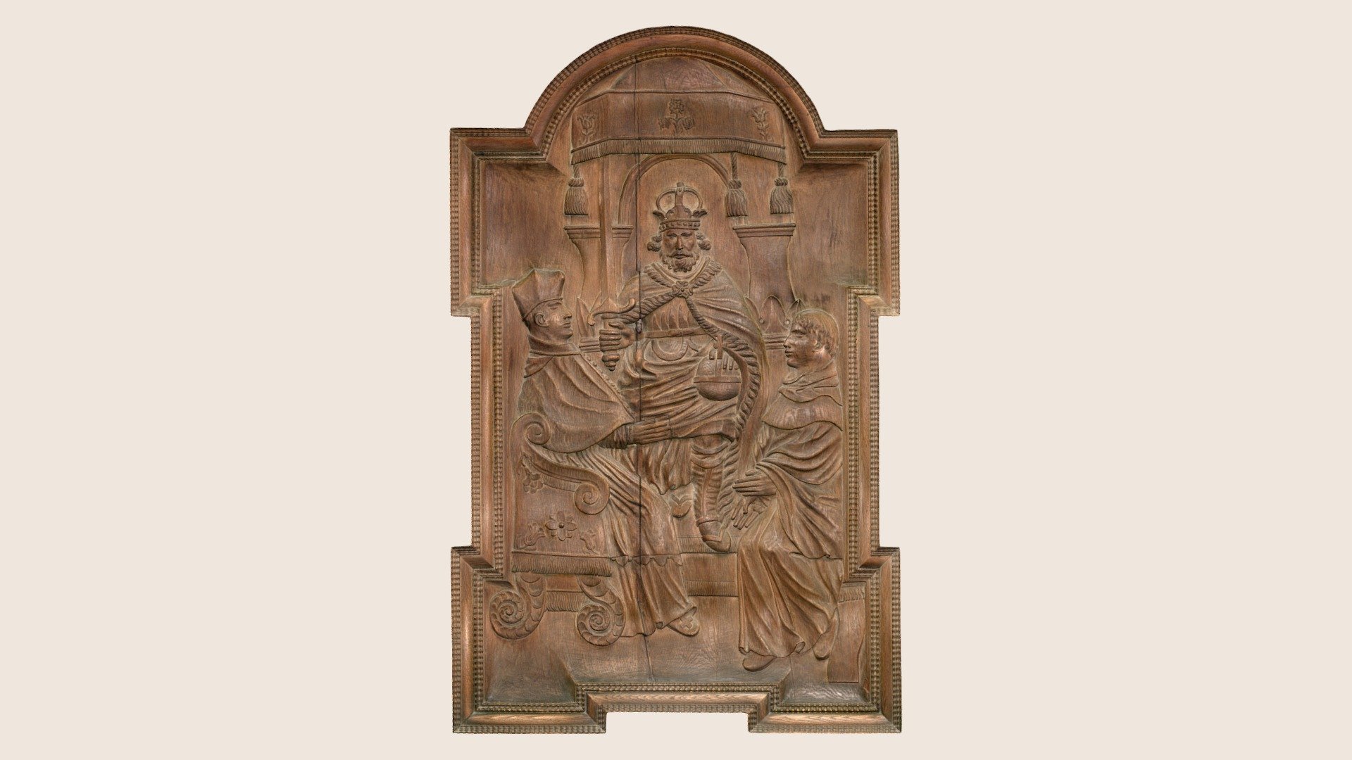 Św. Norbert jako doradca cesarza Lothara - 3D model by FWNDK [674cbf2 ...