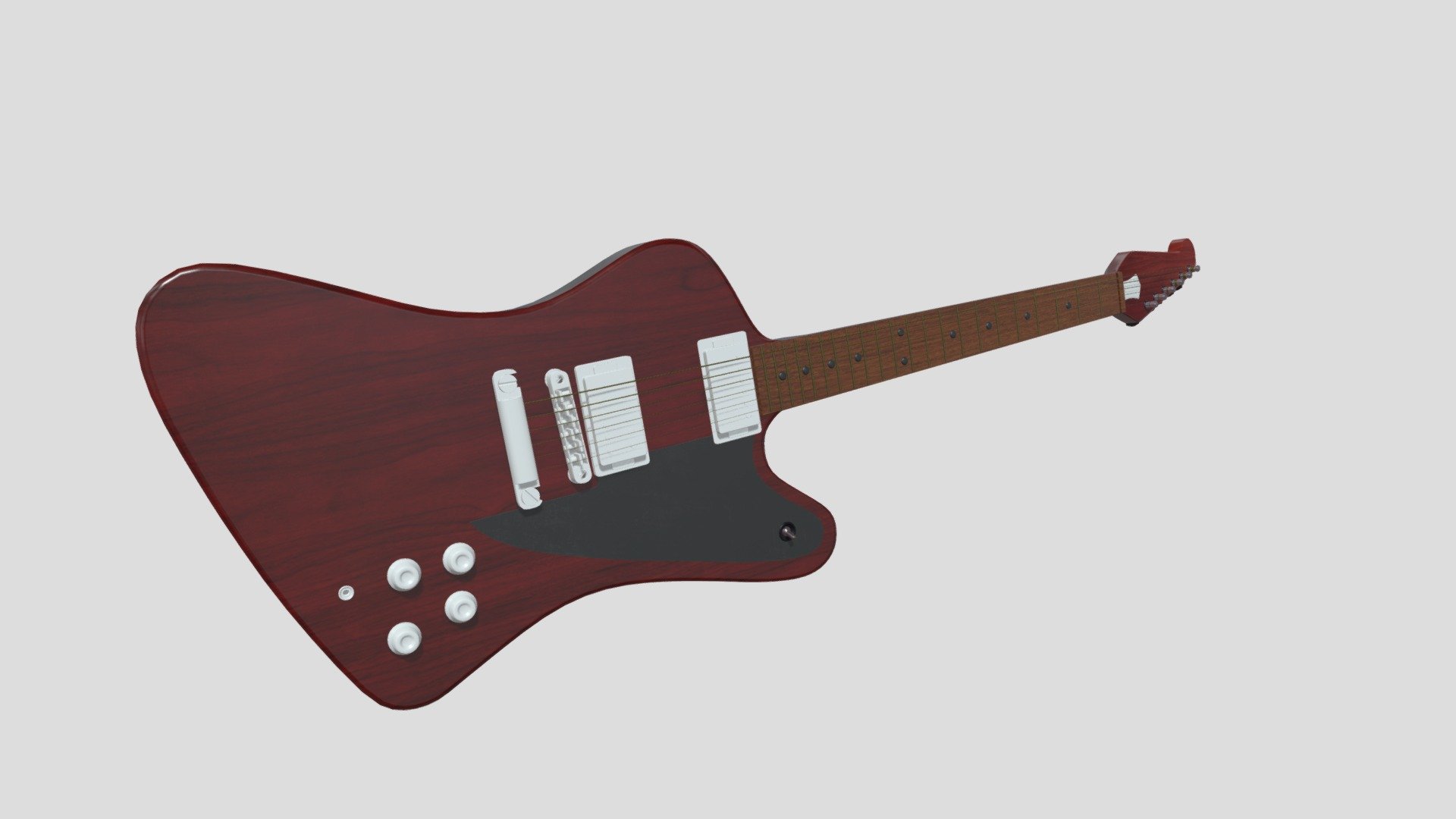 Guitar - 3D model by Aleksandr Zamkovoi (@aleksandr_zamkovoi) [674d2fa ...