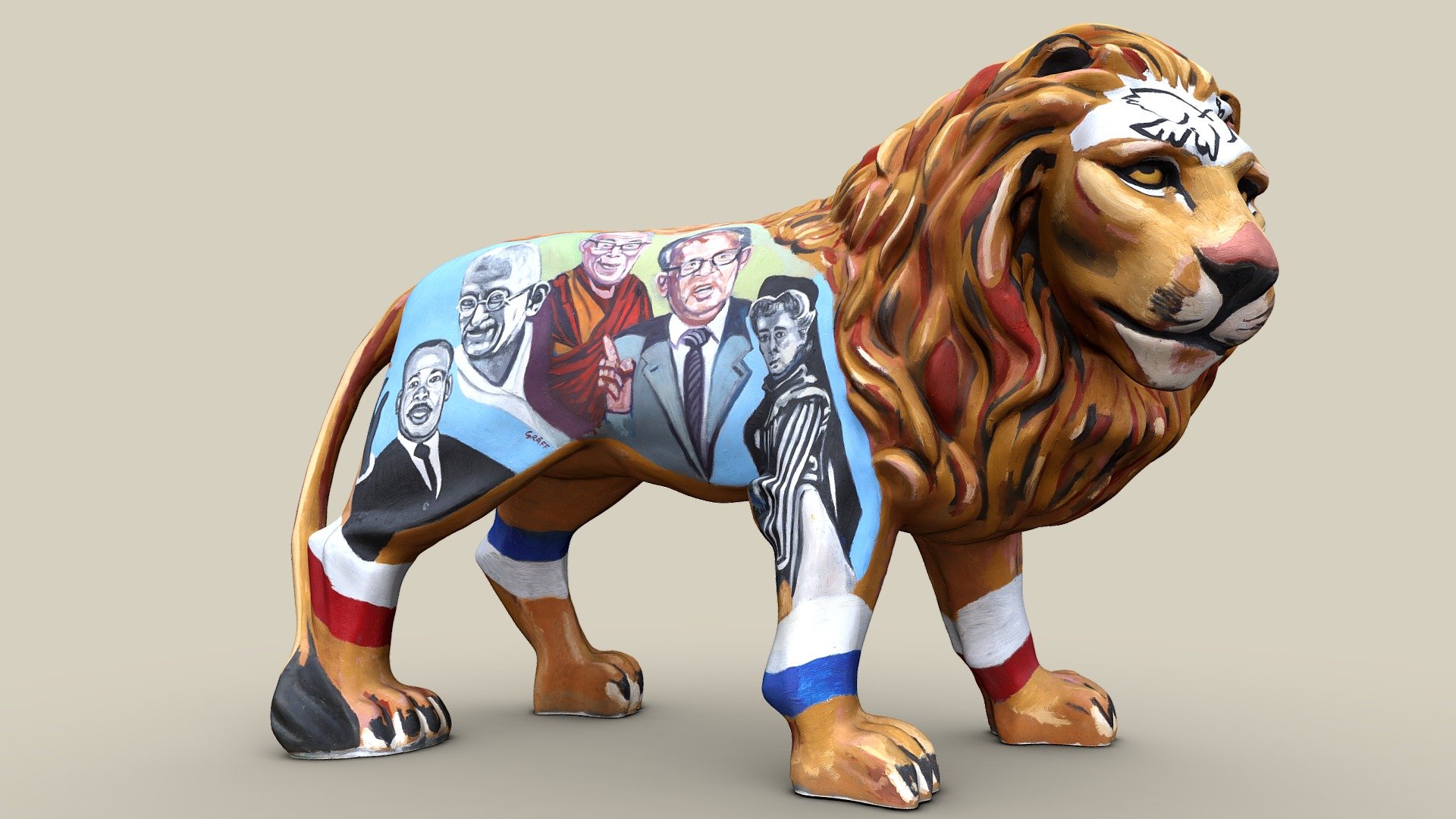 Löwe - 3D model by noe-3d.at (@www.noe-3d.at) [674f5fe] - Sketchfab