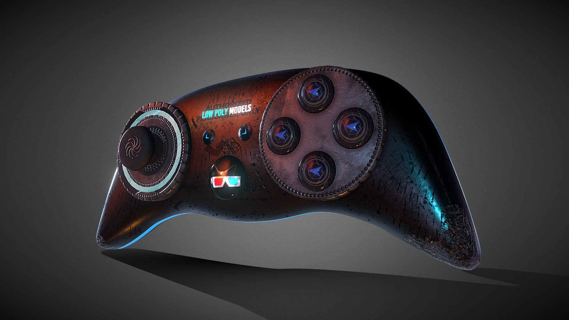 Blockchain Gaming + Virtual Events | 3D Icon - 3D model by Low Poly ...