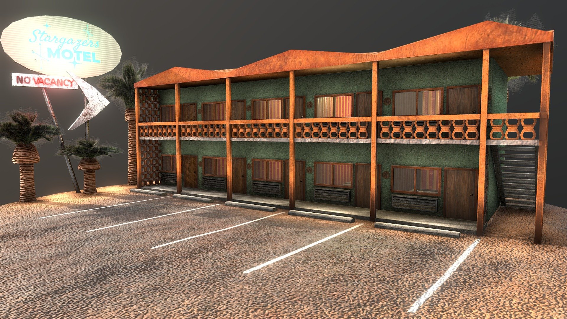 Stargazers Motel - 3D model by Rhett Wimmer (@Pavus_The_Pug) [6752d96 ...