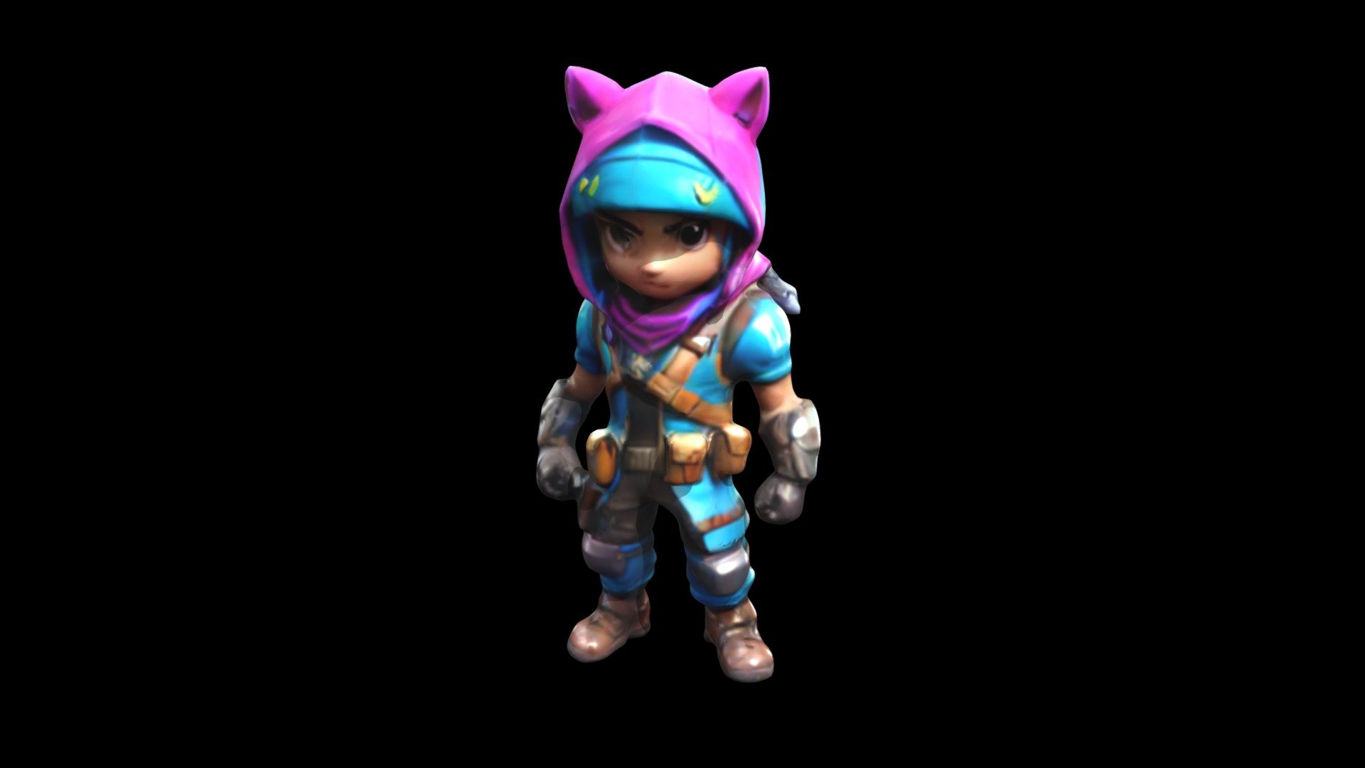 Modern Bandit Introducing Aiden - Download Free 3D model by klrxyz ...