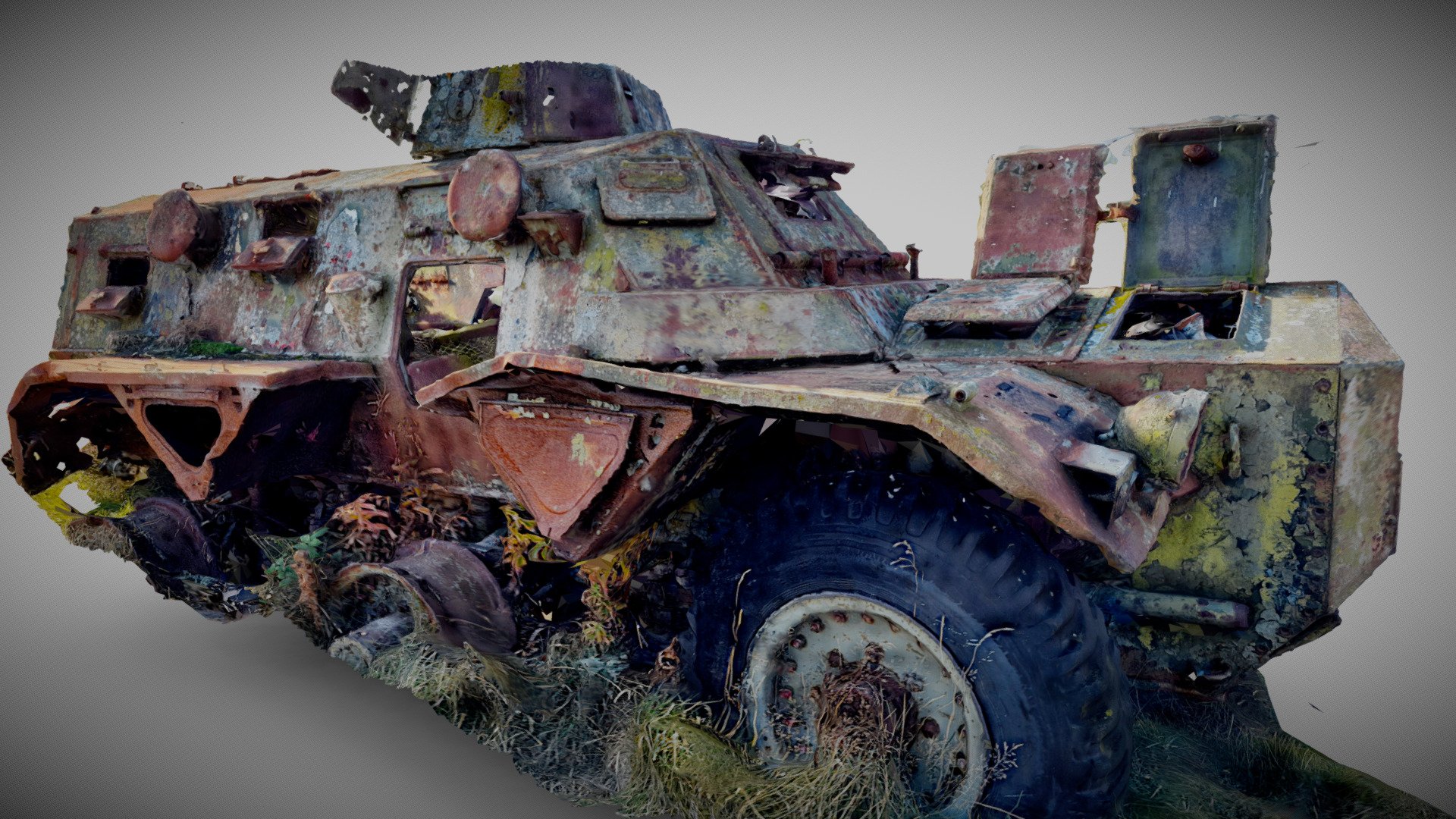 Old military vehicle Fort George Highland - Buy Royalty Free 3D model ...