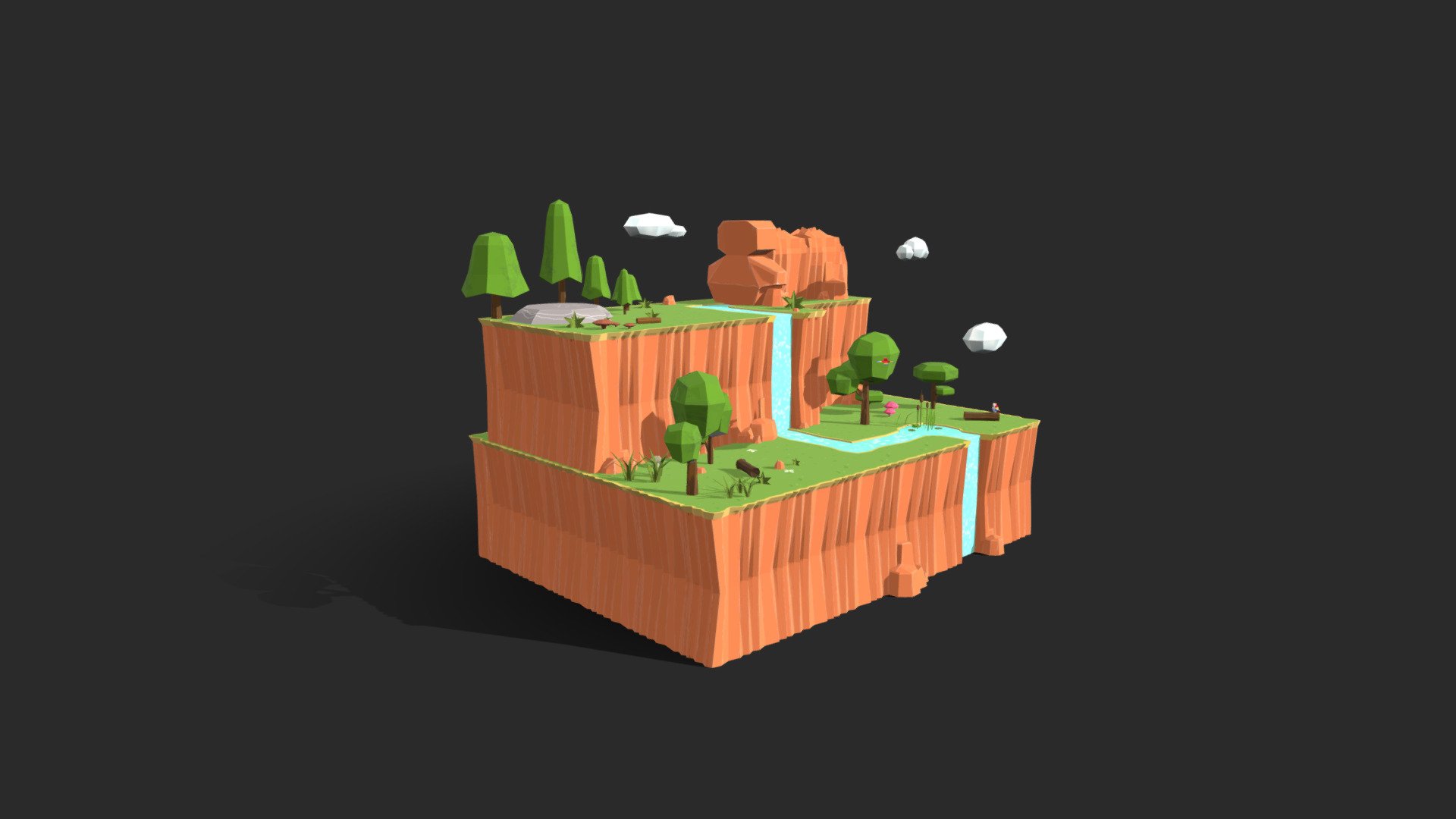 Natur - Modular Kit - 3D model by Janina (@fleecenode) [675c6c0 ...