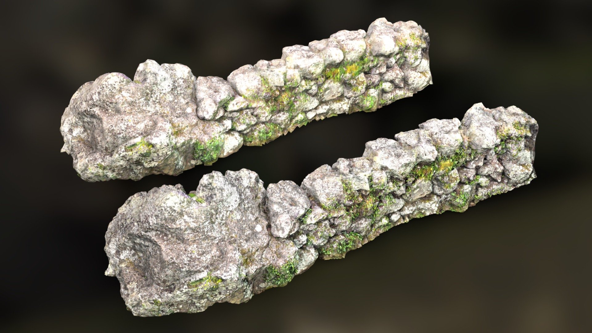 Cobble Wall 3D Scan - 3D model by DorrenAndrews [675cda4] - Sketchfab