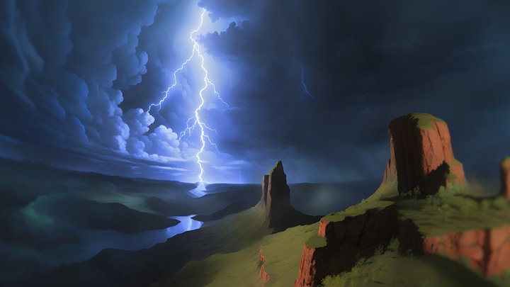 Lightning 3D models - Sketchfab