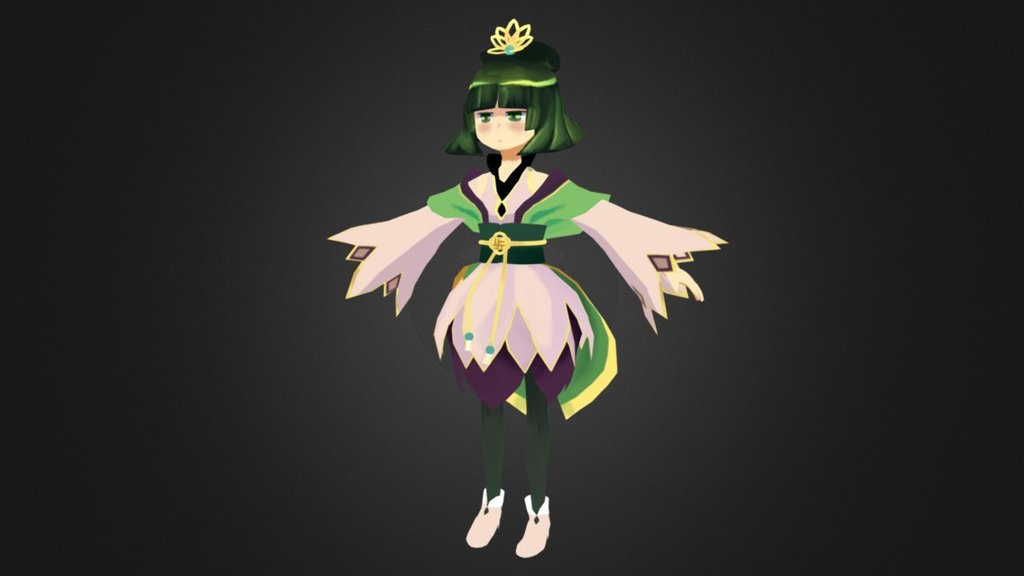 Lotus - 3D model by Fen Beatty (@fensartden) [675f197] - Sketchfab