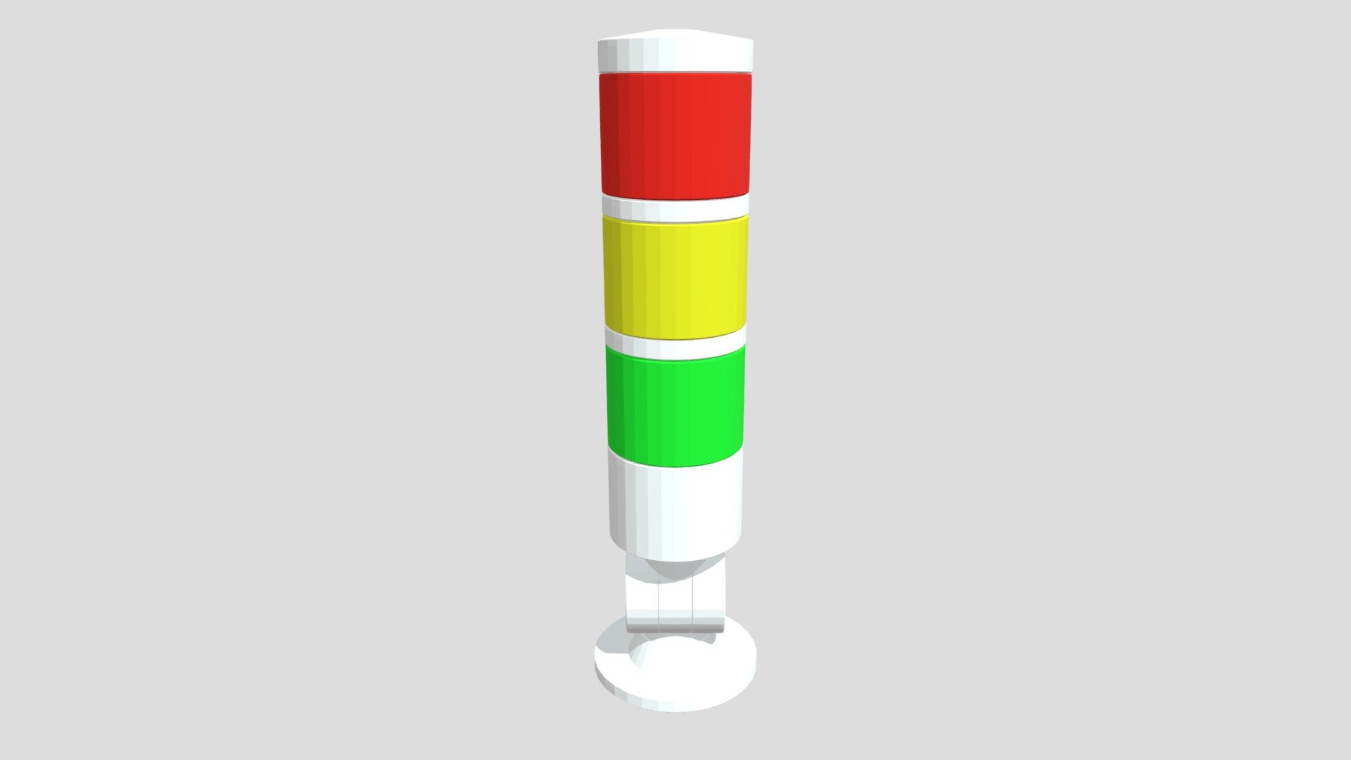 Tri Color Lamp - 3D model by nickdobson [675fd38] - Sketchfab
