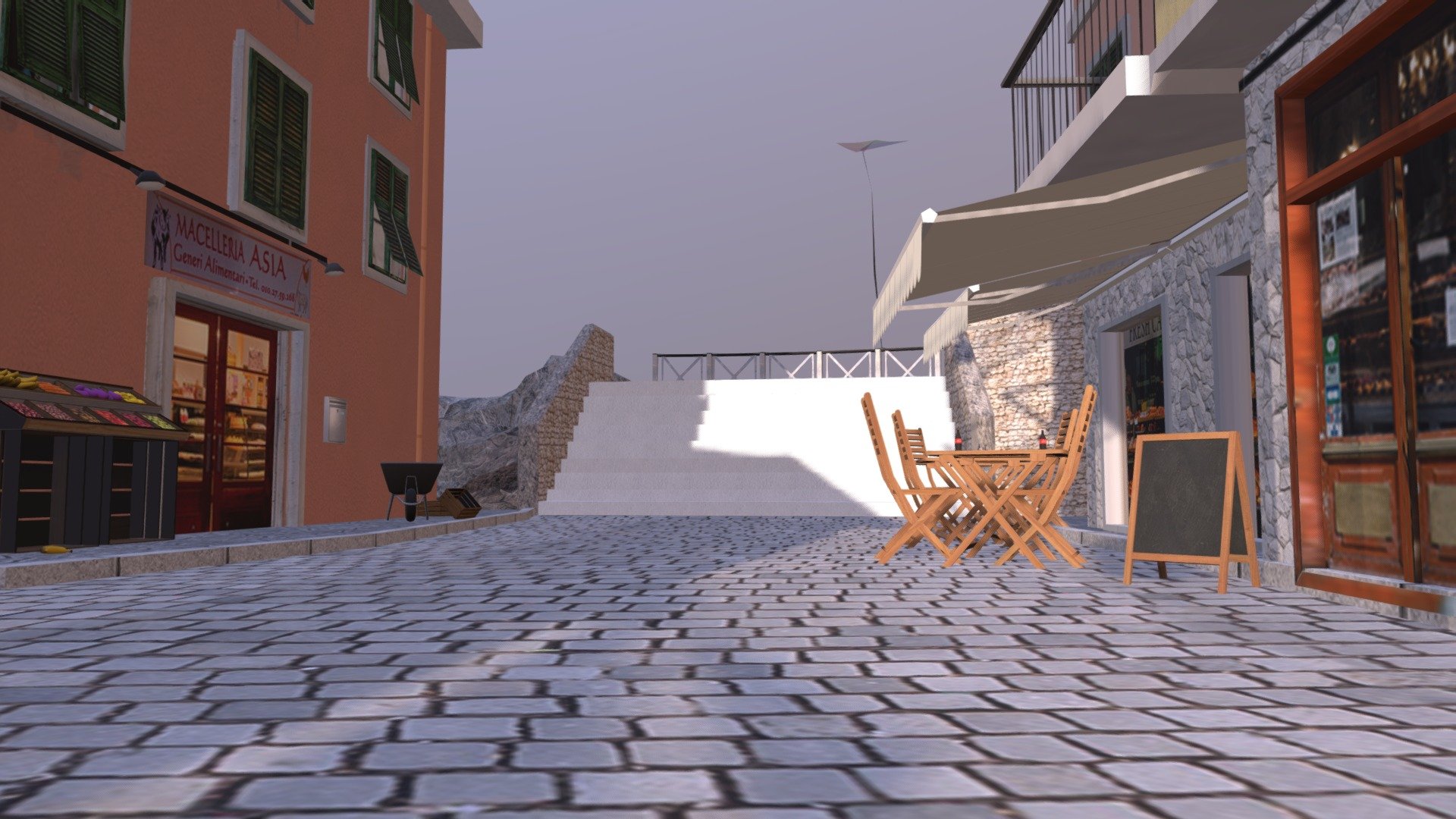 City Scene - 3D model by Sunna (@sunnasol) [67603e2] - Sketchfab
