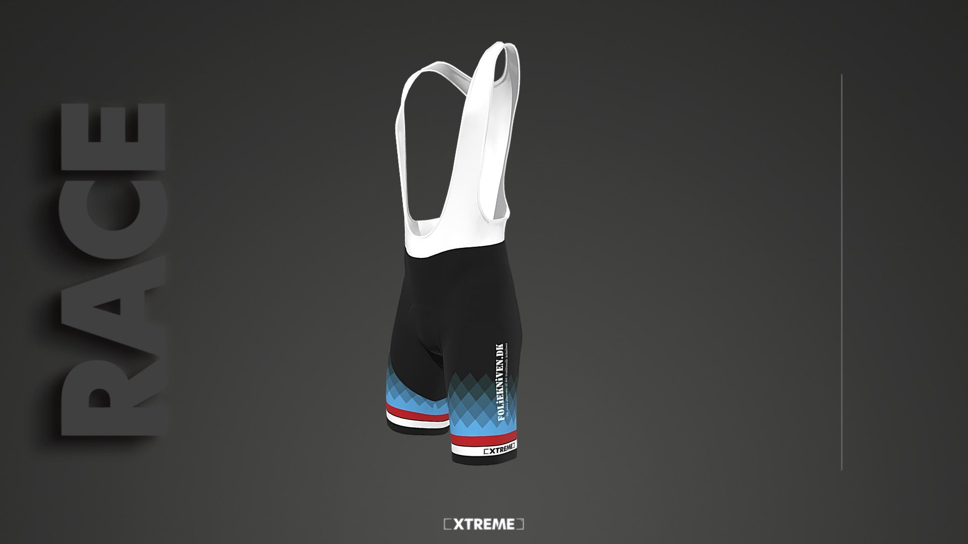 Nyborg CK 2023 - 05196 - Race BiB-shorts - 3D model by Konggaard ...