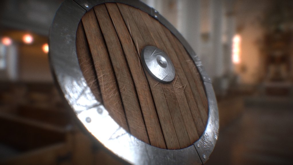 Round Shield v3 - 3D model by C59 (@ChrisArchy) [67612d5] - Sketchfab
