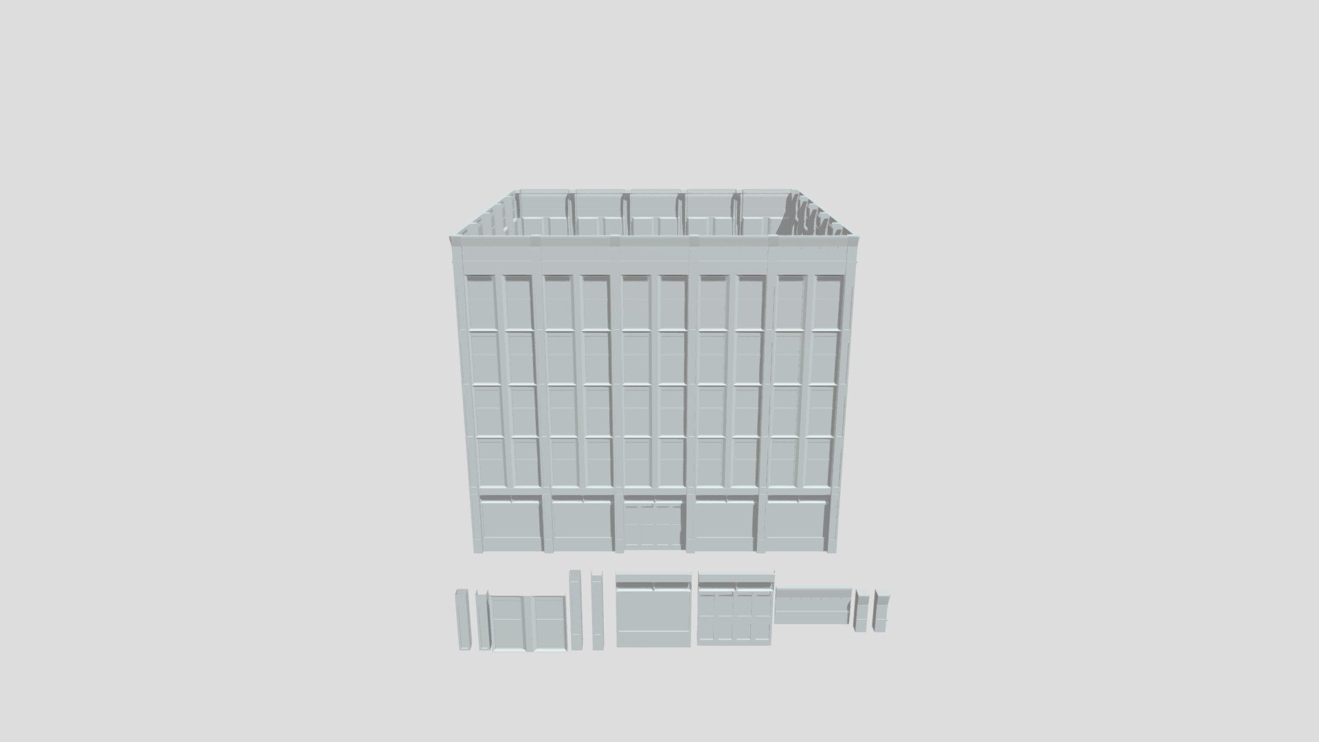 Modular Building - Download Free 3D model by Drew Allson (@dallson0 ...