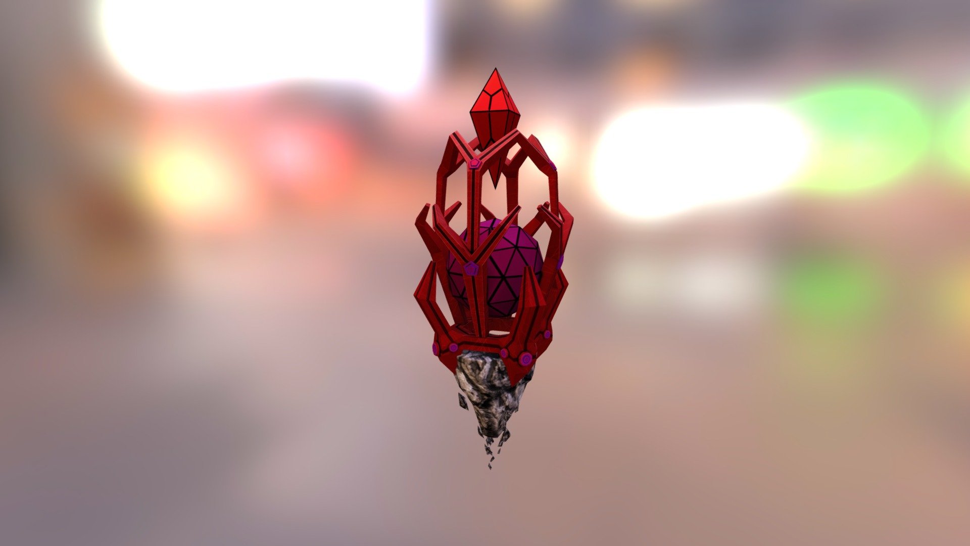 Red tower - 3D model by crystalraingame [6763aa7] - Sketchfab