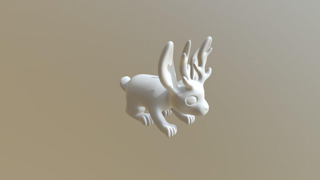 Jackalope Figure - 3D model by Desert Daydreams (@DesertDaydreams ...