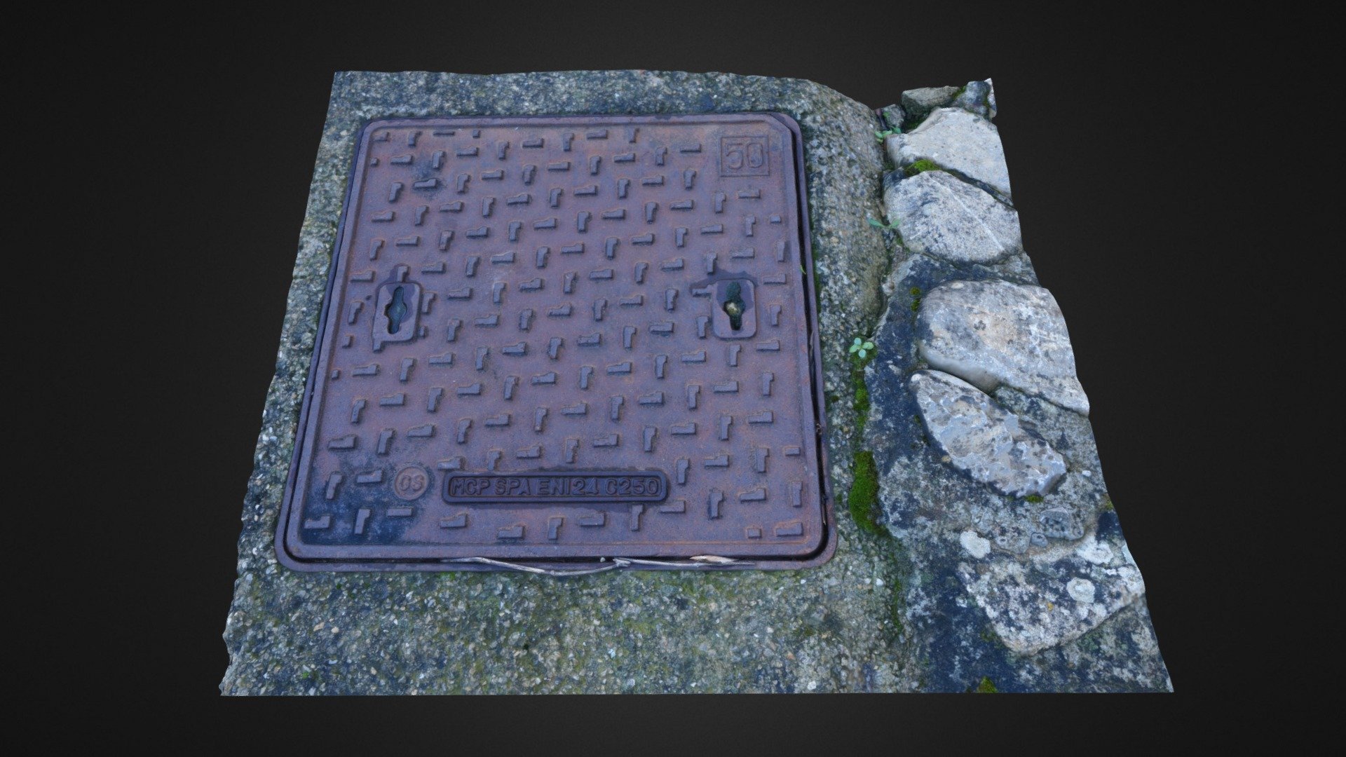 Simple manhole 3DST37 - Download Free 3D model by mik.a. (@mik1190 ...