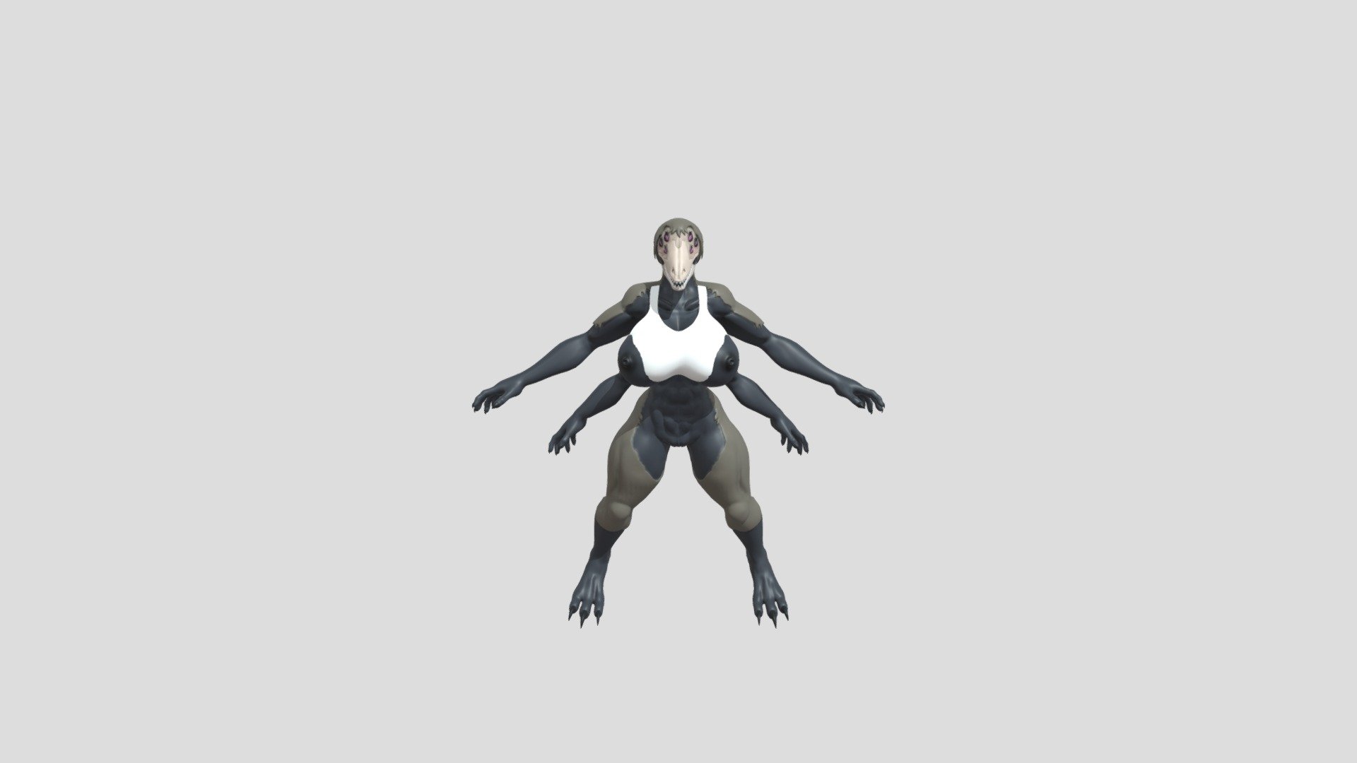 SCP-682 - Download Free 3D model by scar (@Scarich) [6769a90] - Sketchfab