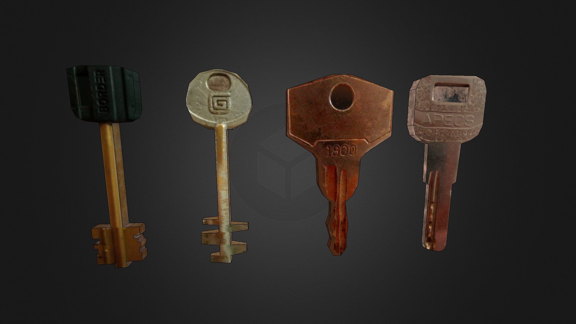Key - Download Free 3D model by Unec (@unecr.one) [6769ccd] - Sketchfab