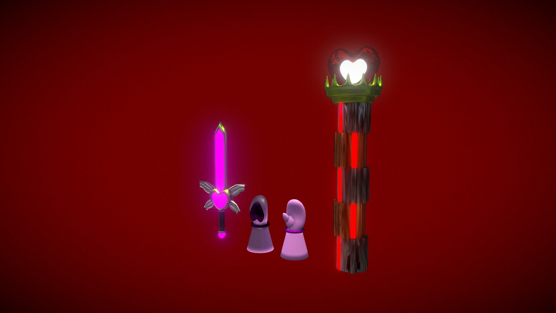 Asset_ Pack_of_ Hearts - Download Free 3D model by JerryVT [676ba5d ...
