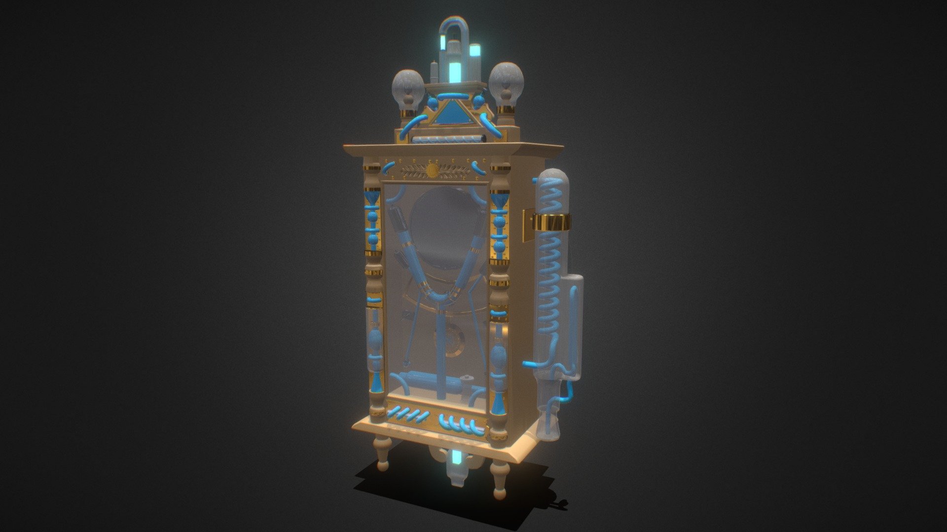 Steampunk Clock - Download Free 3D model by Eunice Mok (@EuniceMok ...