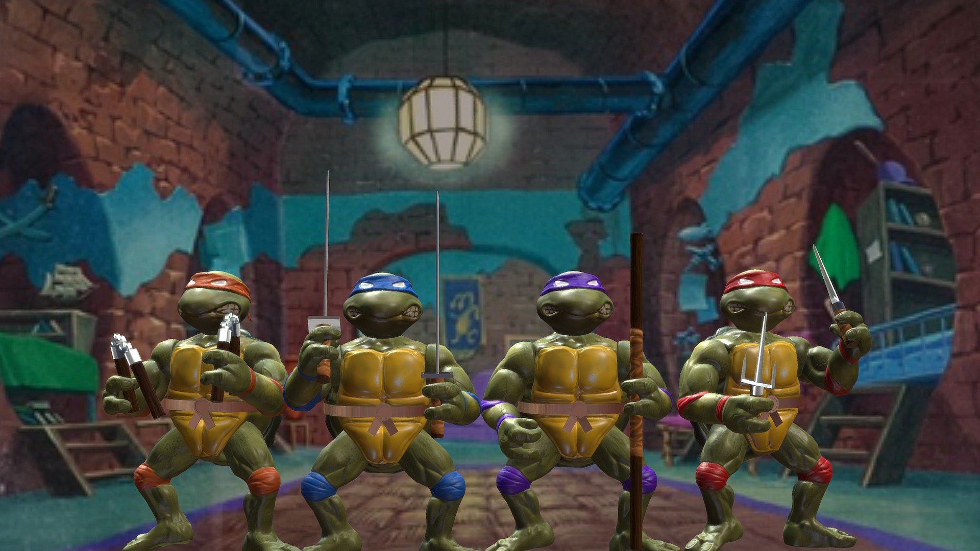 TMNT Toys - Download Free 3D model by dark0verseer (@dark0verseer ...
