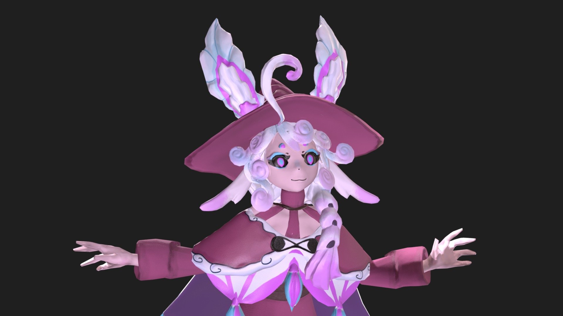 Moth Mage - 3D model by Asterism99 [6771338] - Sketchfab