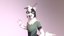 Glitch Border Collie VRC Avatar [outfit version] - 3D model by Meelo ...
