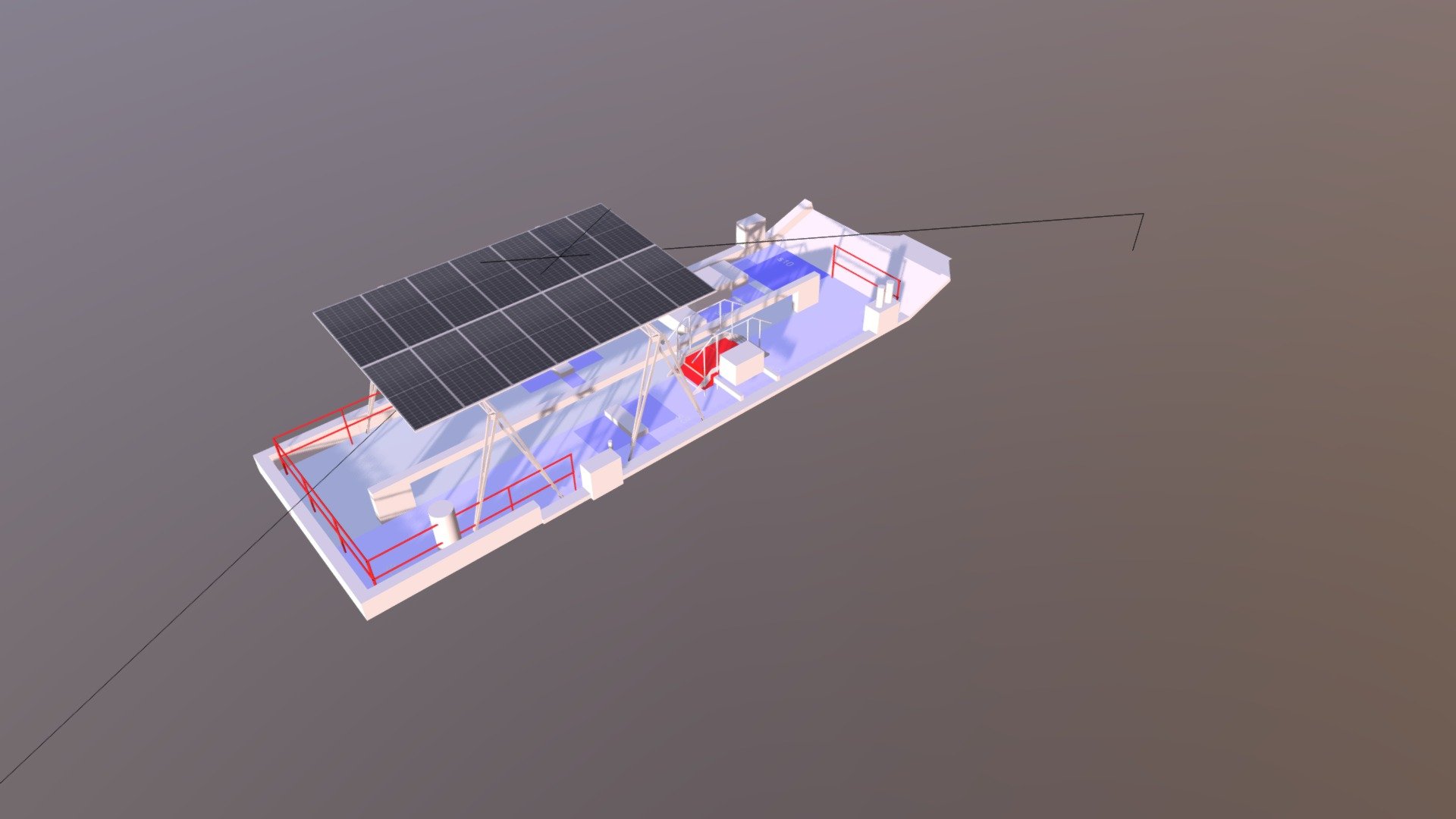 646 19th St 14 Mod 72 Cell Canopy - 3D model by brooklynsolarworks ...