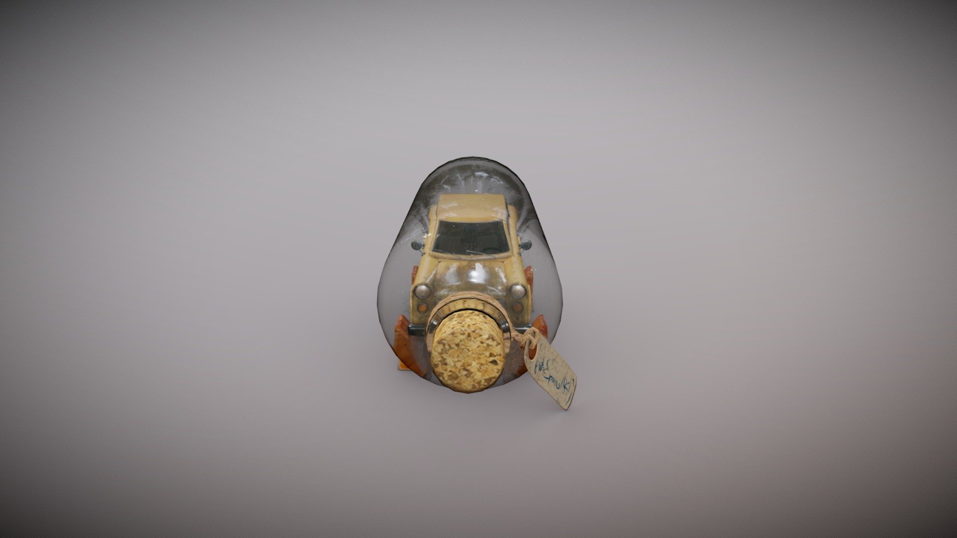 Bottled Car Gltf Halfsize Tex - Sketchfab Text - 3D model by ...