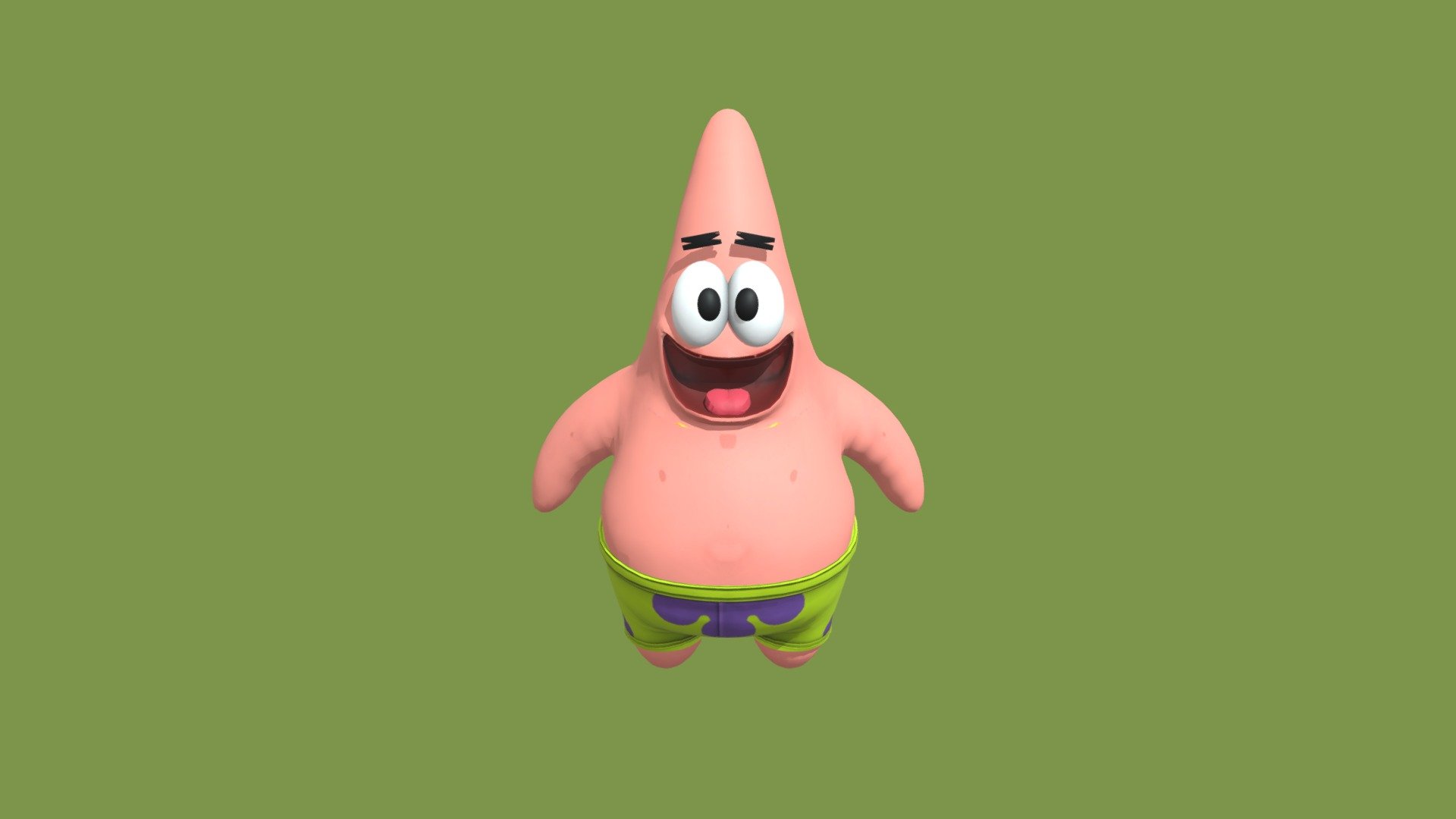 Patrick Star - 3D model by FRED (@trc13297) [6775a80] - Sketchfab