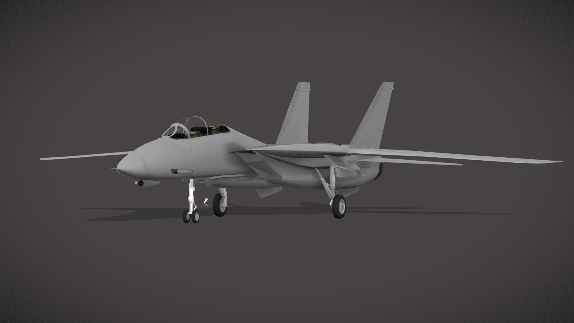 Game Ready Low Poly F-14 Tomcat - 3D model by Nehhe [67763bb] - Sketchfab
