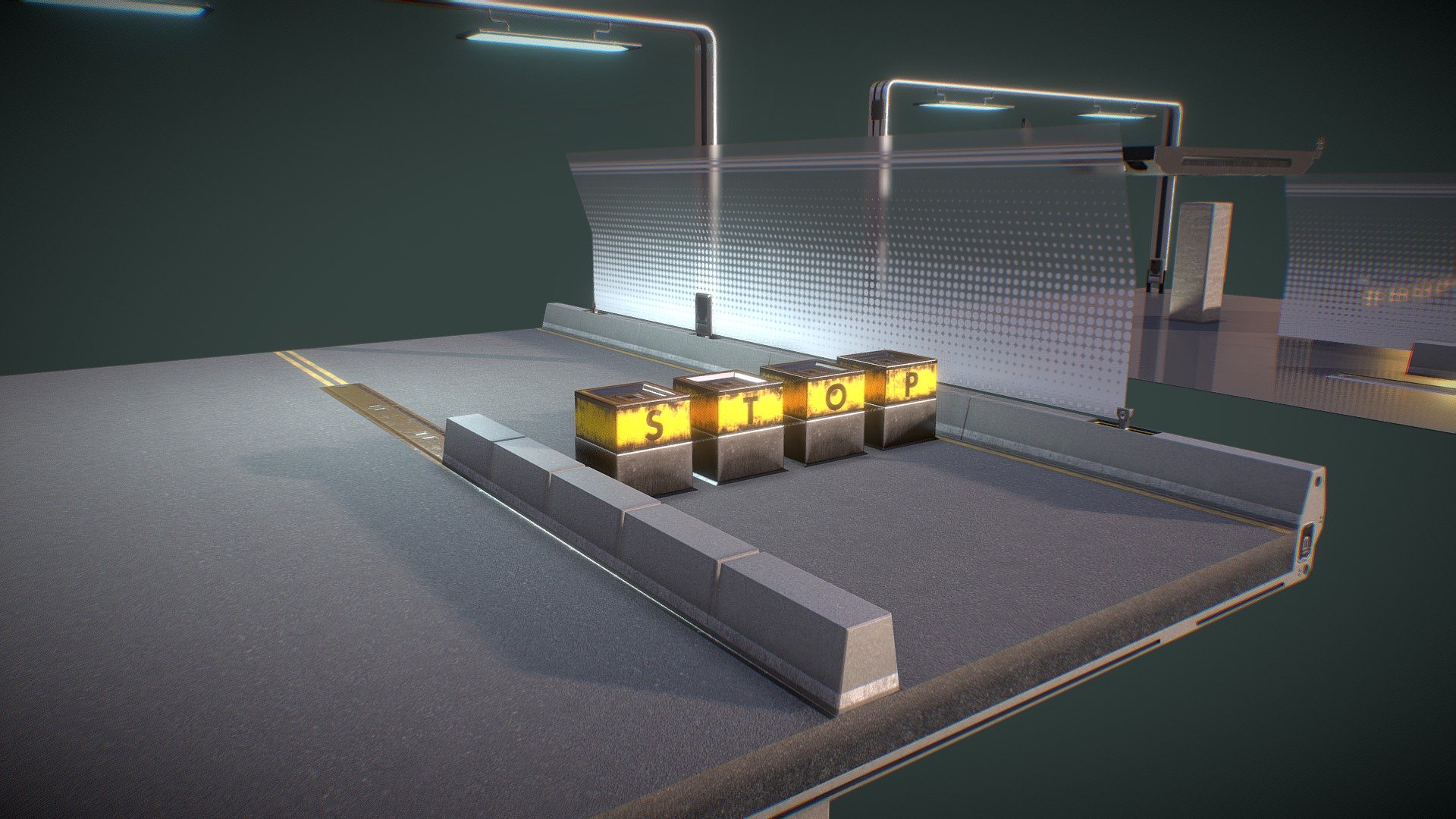 Highway (Modular) [Street Assets Vol. 04] - Download Free 3D model by ...