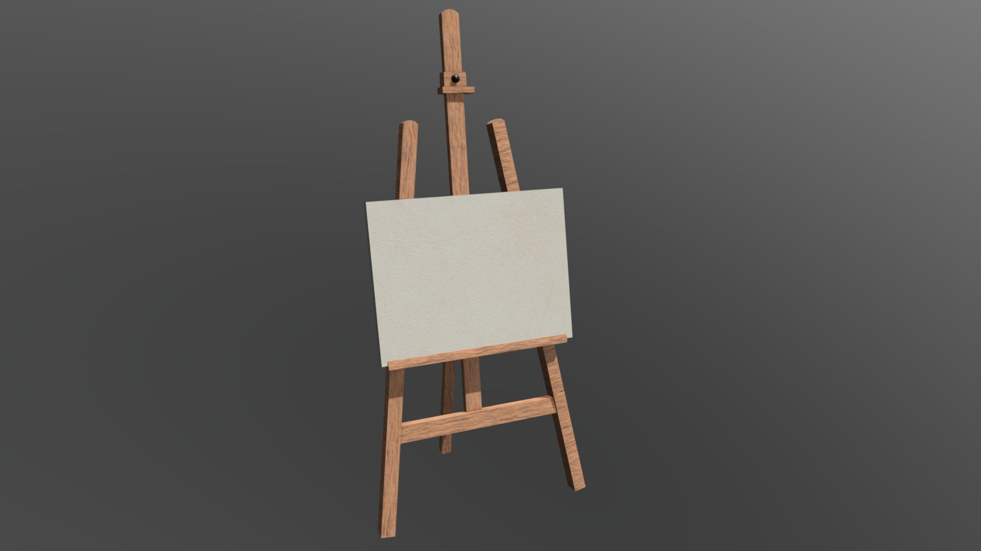Easel - 3D model by Sara Frid (@Pixeluna) [6779070] - Sketchfab