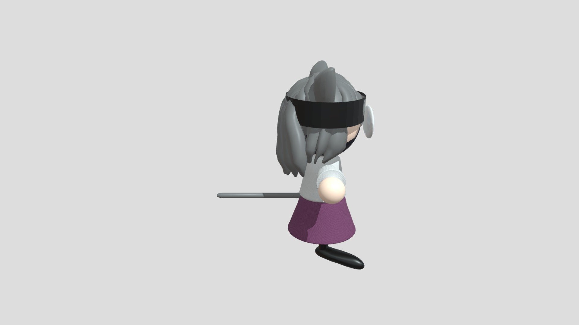 Neco-Arc Kakashi - 3D model by 05seadic53559 [6779c19] - Sketchfab