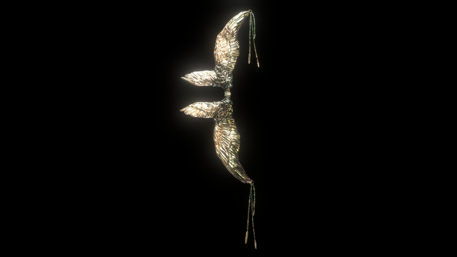Winged Bow - 3D model by mad_cactus_soda [677a7f0] - Sketchfab