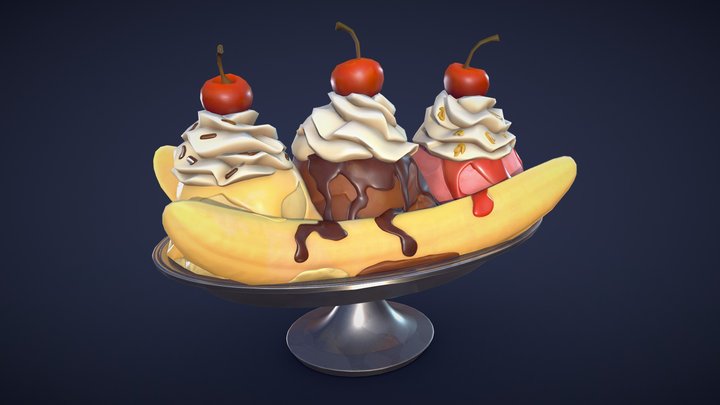 Ice-cream 3D models - Sketchfab